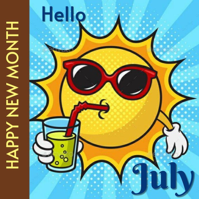 July happy new month Template | PosterMyWall