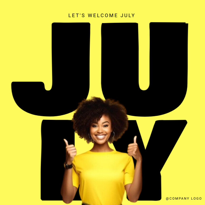 JULY NEW MONTH Template | PosterMyWall