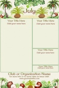 July Newsletter by Paula Template | PosterMyWall