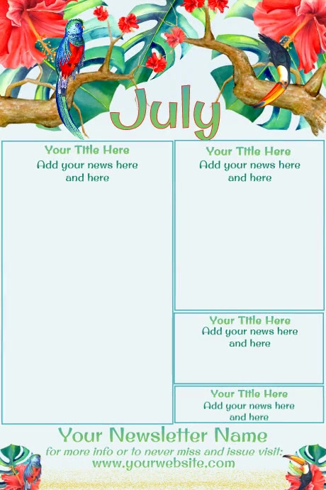 Copy of July Newsletter | PosterMyWall