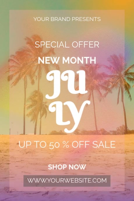 Copy of JULY SPECIAL SALE | PosterMyWall