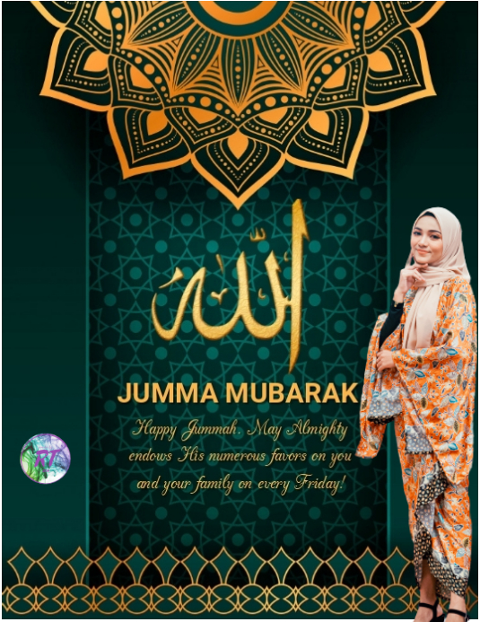 Copy of Jumma Mubarak | PosterMyWall