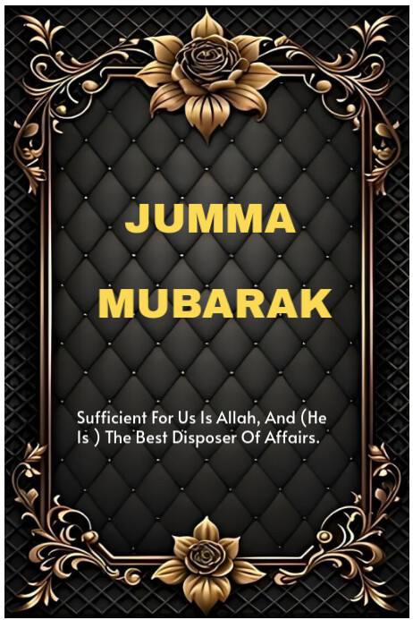 Jumma Mubarak Template | PosterMyWall