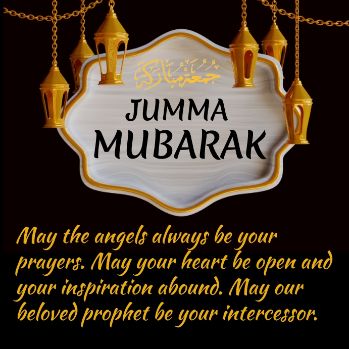 Plantilla de Jumma Mubarak Instagram post | PosterMyWall
