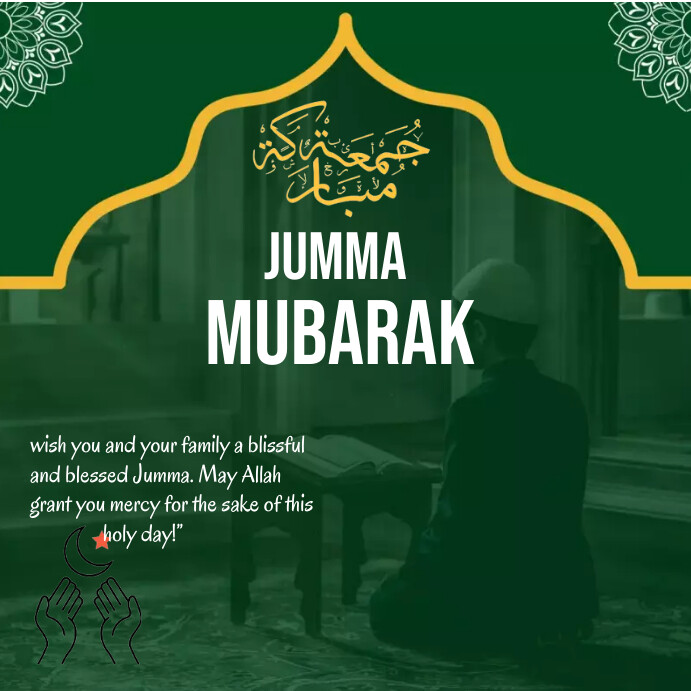 Jumma Mubarak Instagram Post Template Postermywall