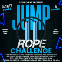 Jump Rope Challenge Template | PosterMyWall