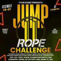 Jump Rope Challenge Template | PosterMyWall
