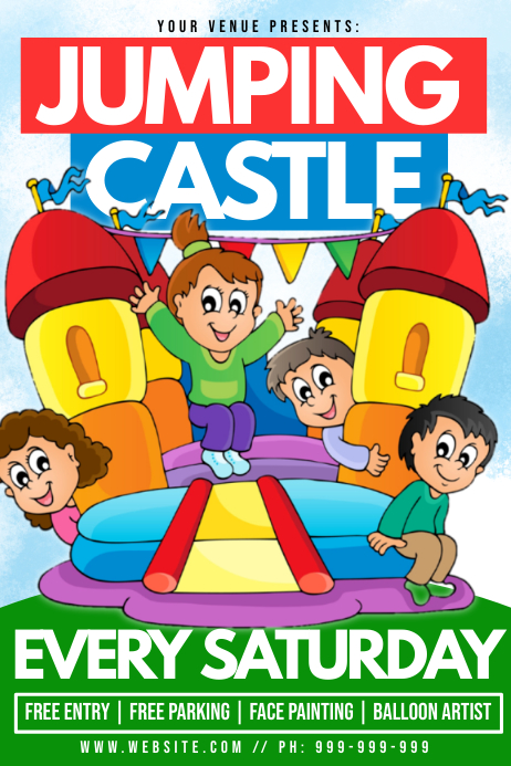 Copy of Jumping Castle Poster | PosterMyWall
