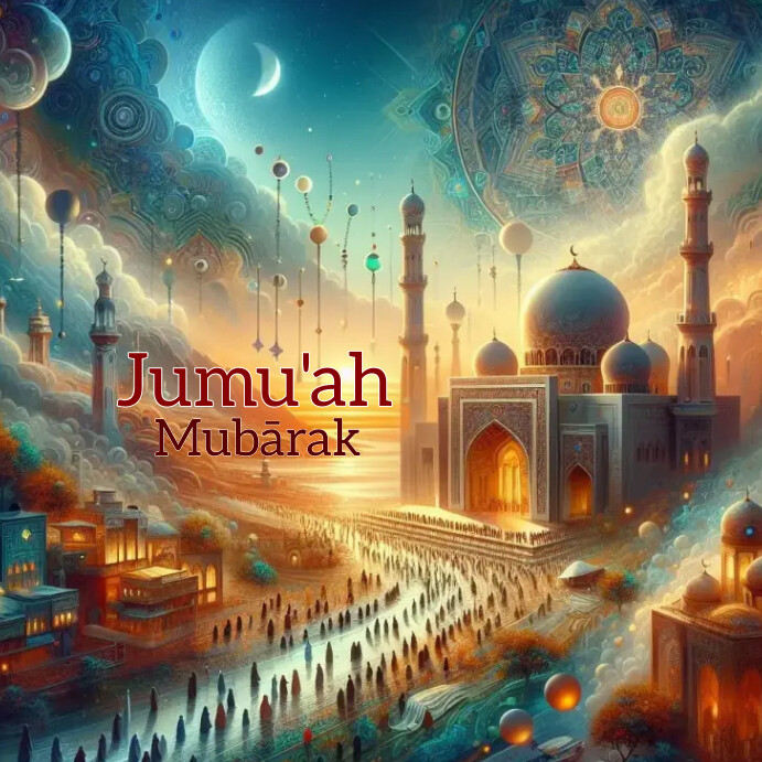 Jumu'ah Mubarak Template | PosterMyWall