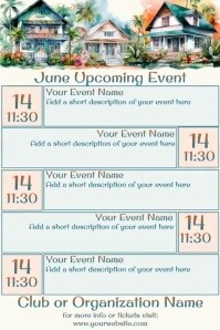 June Calendar by Paula Template | PosterMyWall