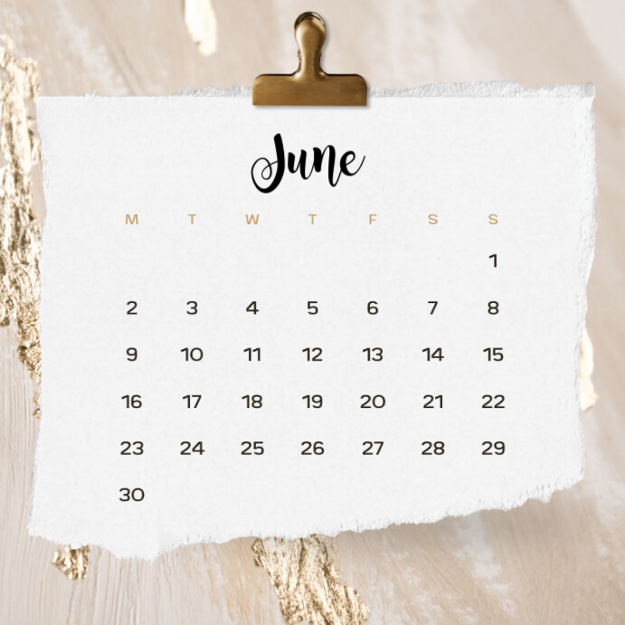 June Calendar Template | PosterMyWall