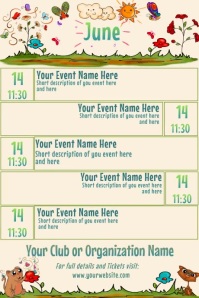 June Calendar Template | PosterMyWall