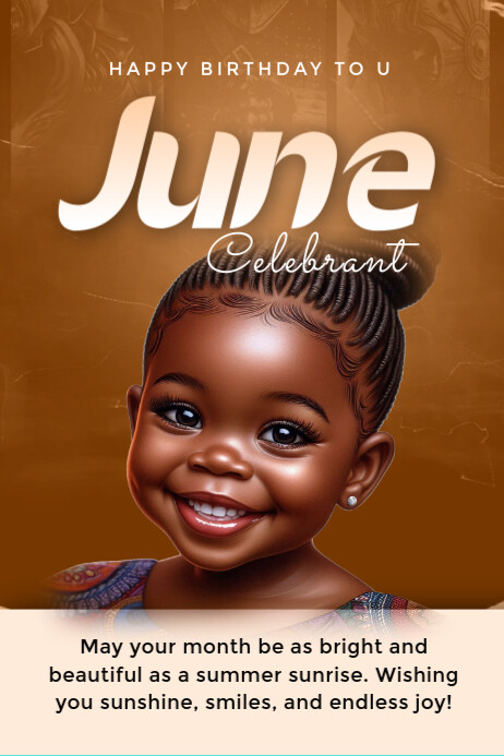 JUNE CELEBRANT Template | PosterMyWall