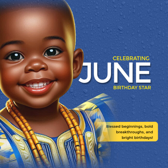 JUNE CELEBRANT Template | PosterMyWall