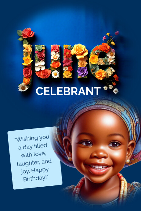 Copy of June celebrant | PosterMyWall