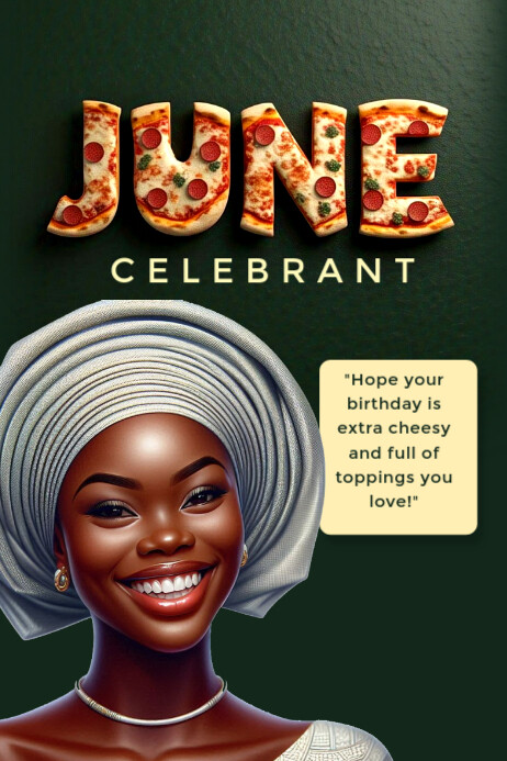 june celebrant Template | PosterMyWall