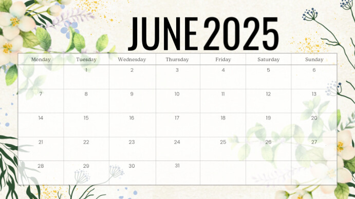 June Template | PosterMyWall