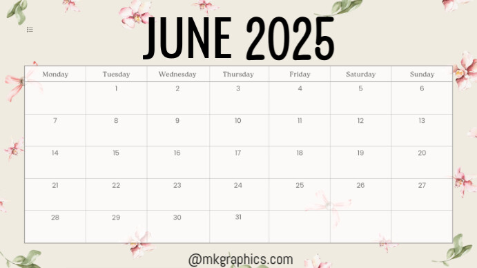 June Template | PosterMyWall