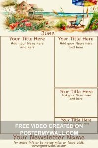 June Newsletter Template | PosterMyWall