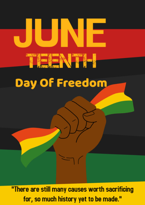 JUNE TEENTH DAY Template | PosterMyWall