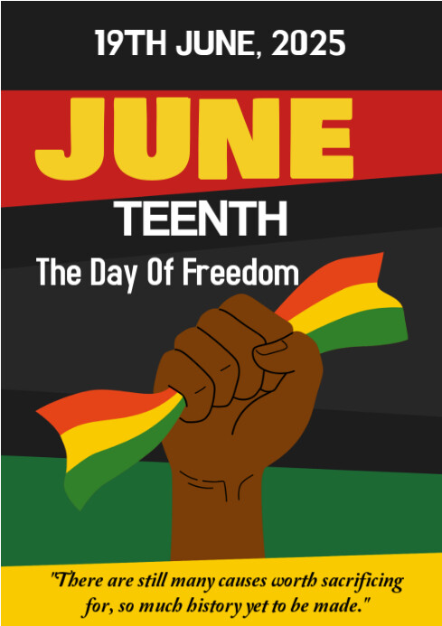 JUNE TEENTH DAY Template | PosterMyWall