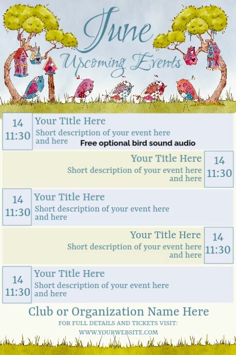 June Calendar by Paula Template | PosterMyWall