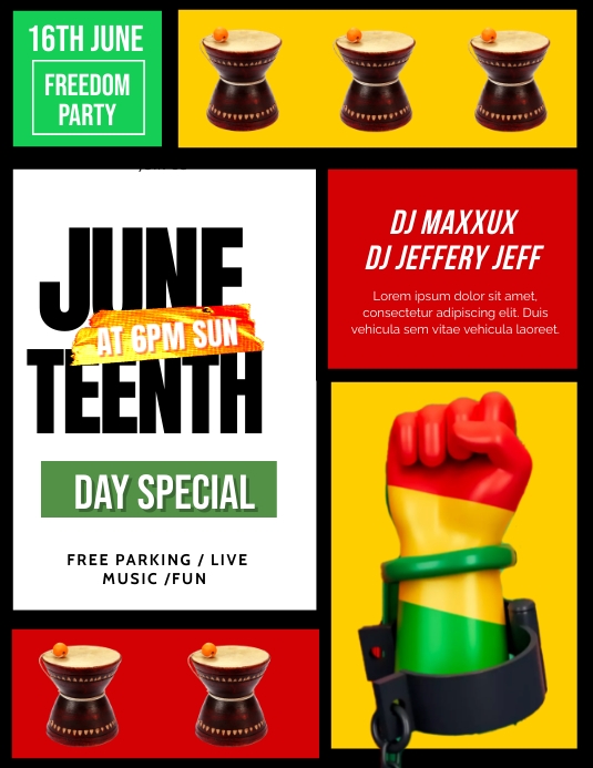 Plantilla de Juneteenth cards | PosterMyWall