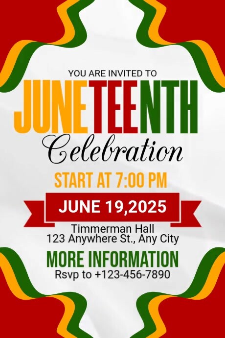 Juneteenth Celebration Templat | PosterMyWall