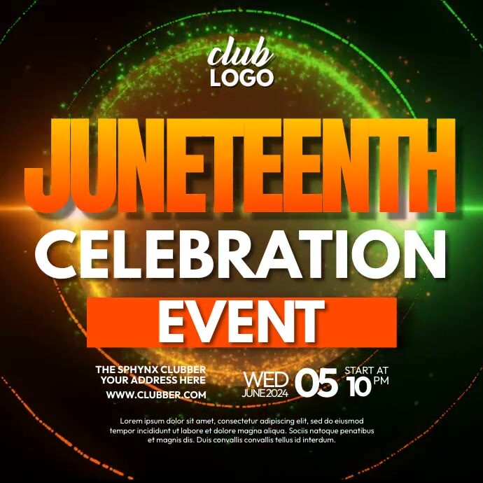 Juneteenth Celebration Template | PosterMyWall