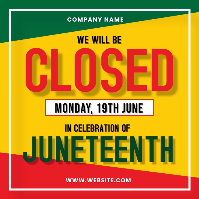 Juneteenth Closed Sign 2025 Hollie Roseline Juneteenth Closed Sign 2025 Hollie Roseline