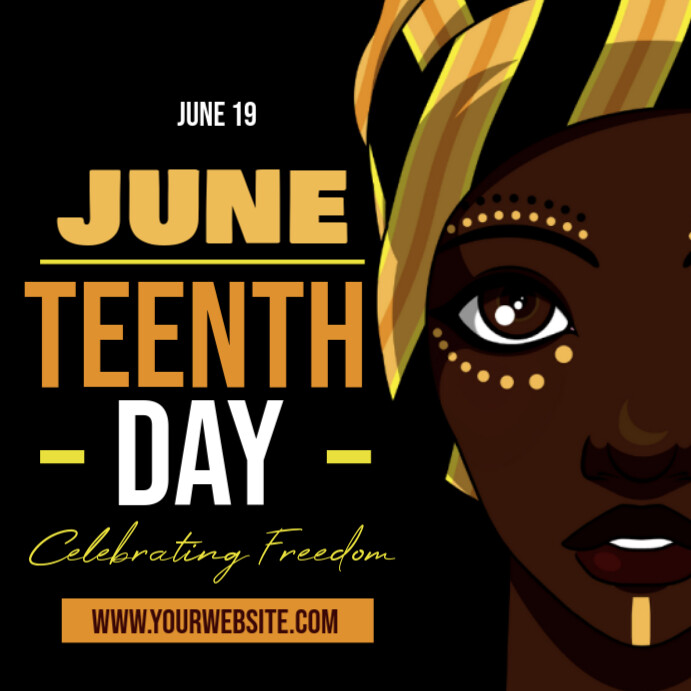 Juneteenth Day Design Template | PosterMyWall