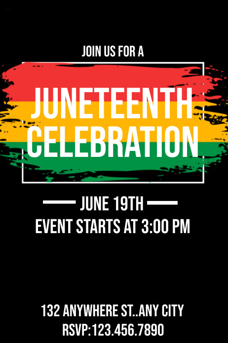 Juneteenth เทมเพลต | PosterMyWall