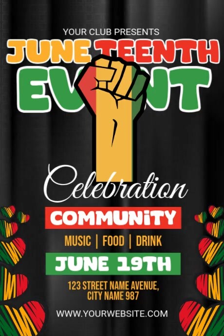 Juneteenth Event Template | PosterMyWall