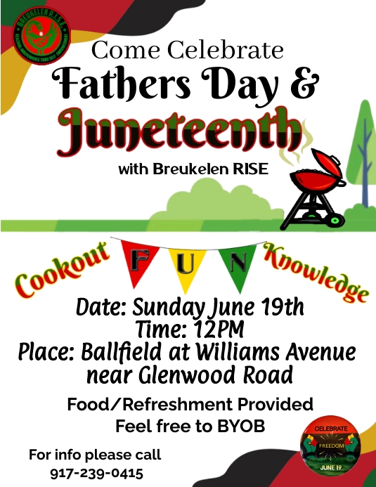 Copy of Juneteenth Fathers Day Cookout | PosterMyWall