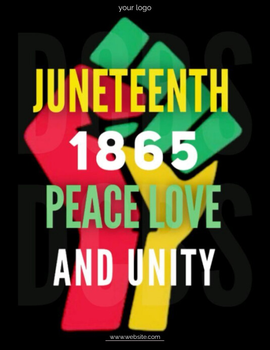 Juneteenth Flyer (us Letter) Template | PosterMyWall