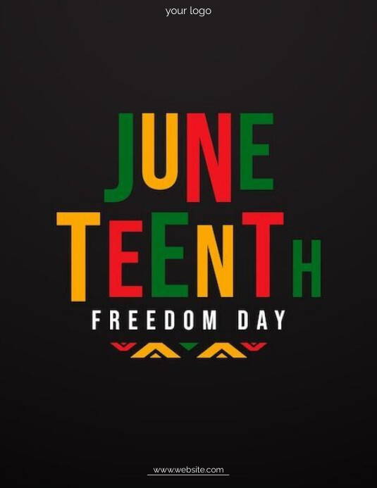 Juneteenth Flyer (us Letter) Template | PosterMyWall