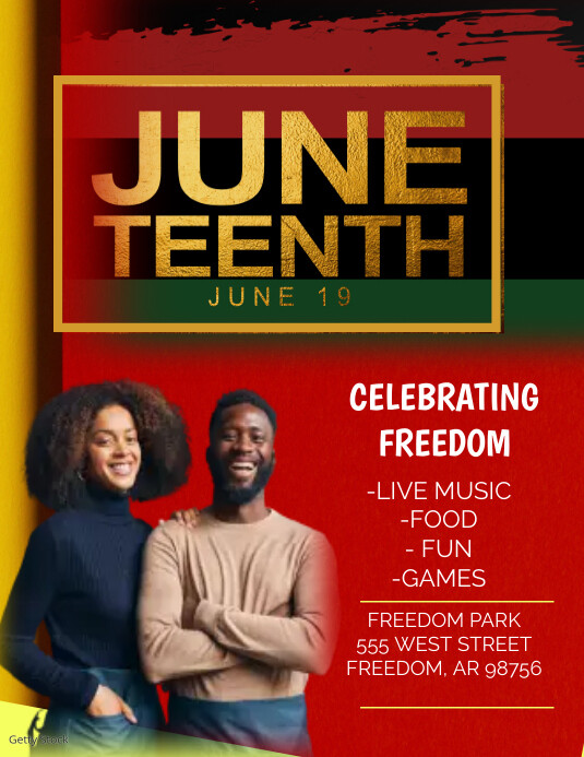 Plantilla de JUNETEENTH FLYER | PosterMyWall