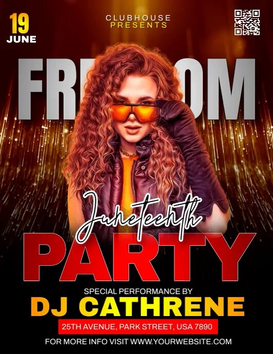 Juneteenth Freedom Ads Templat | PosterMyWall