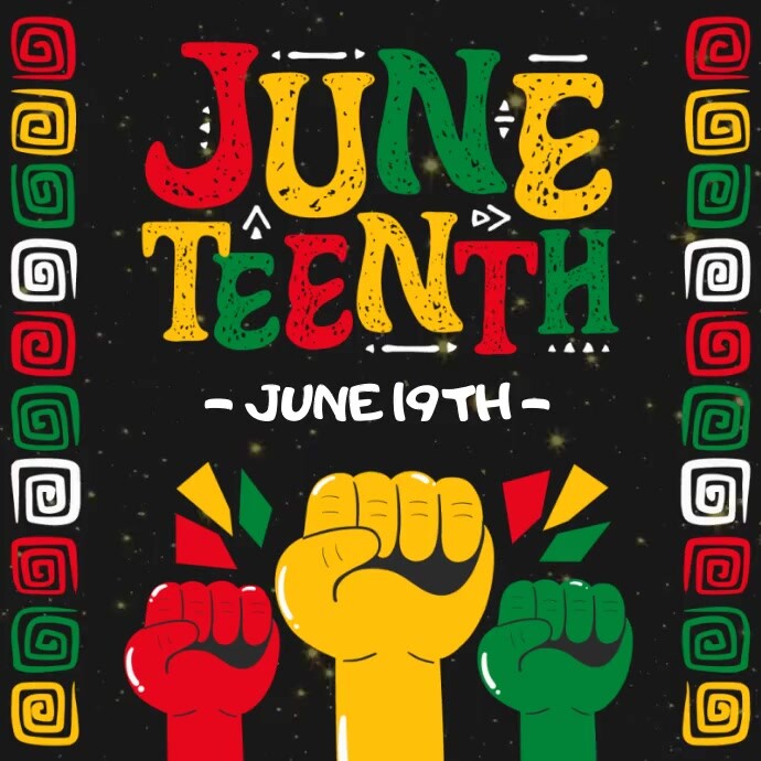 Juneteenth Freedom Day Ads Template | PosterMyWall