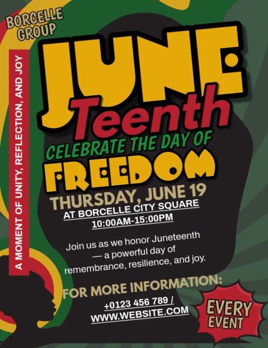Copy of Juneteenth Freedom Day Ads | PosterMyWall