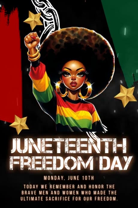 Copy of Juneteenth Freedom Day Celebration | PosterMyWall