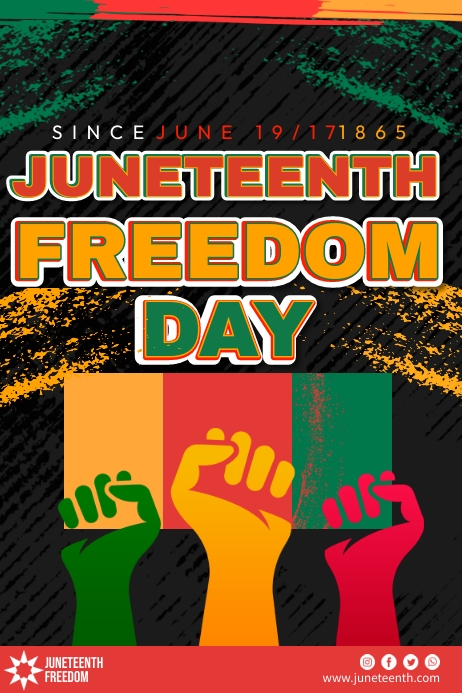 Juneteenth Freedom Day Template | PosterMyWall