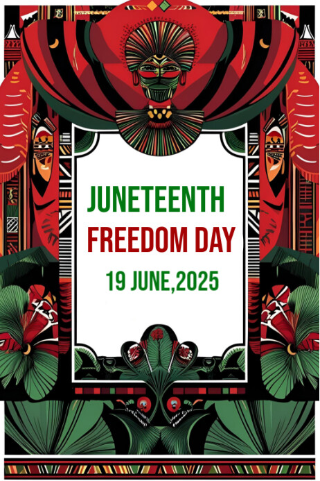 Juneteenth Freedom Day Template 2025 | PosterMyWall