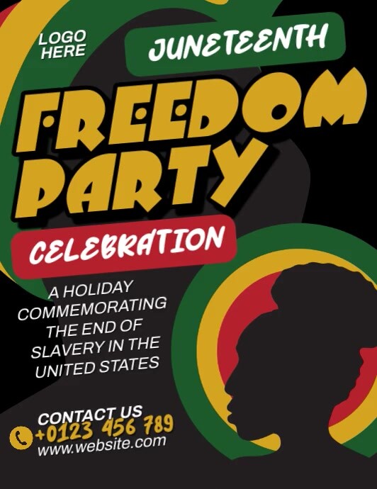 Juneteenth Freedom Party Templat | PosterMyWall