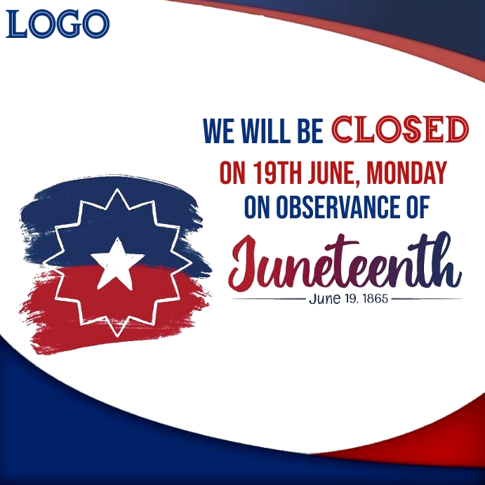 Copy of Juneteenth holiday poster | PosterMyWall