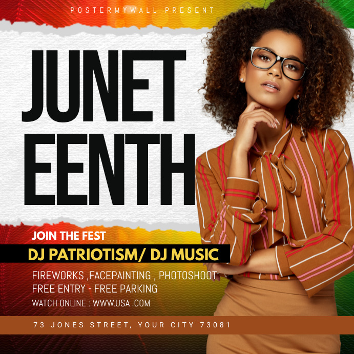 Juneteenth Instagram post Template | PosterMyWall