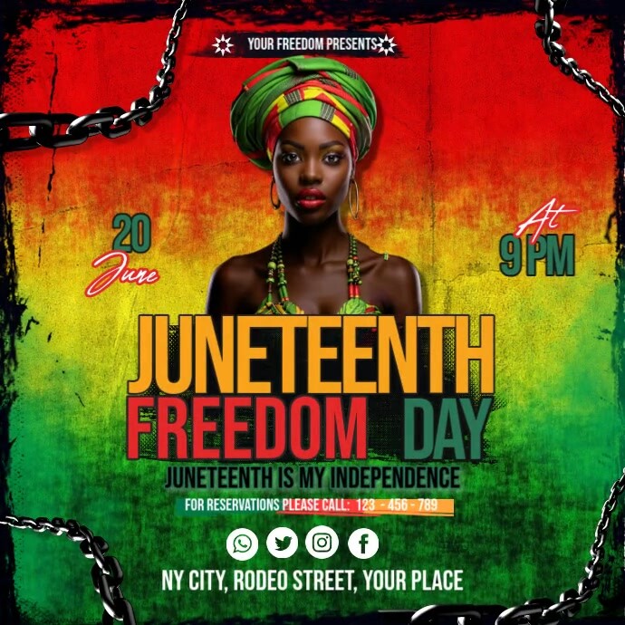 Copy of Juneteenth Instagram Post | PosterMyWall