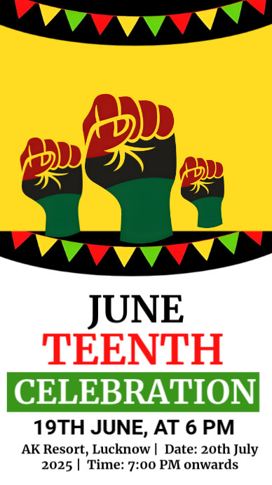 Juneteenth Instagram Story Template | PosterMyWall