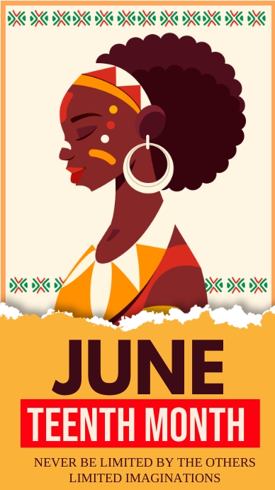 Plantilla de juneteenth instagram story | PosterMyWall