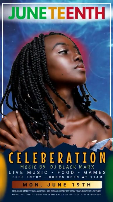 Plantilla de juneteenth Post | PosterMyWall